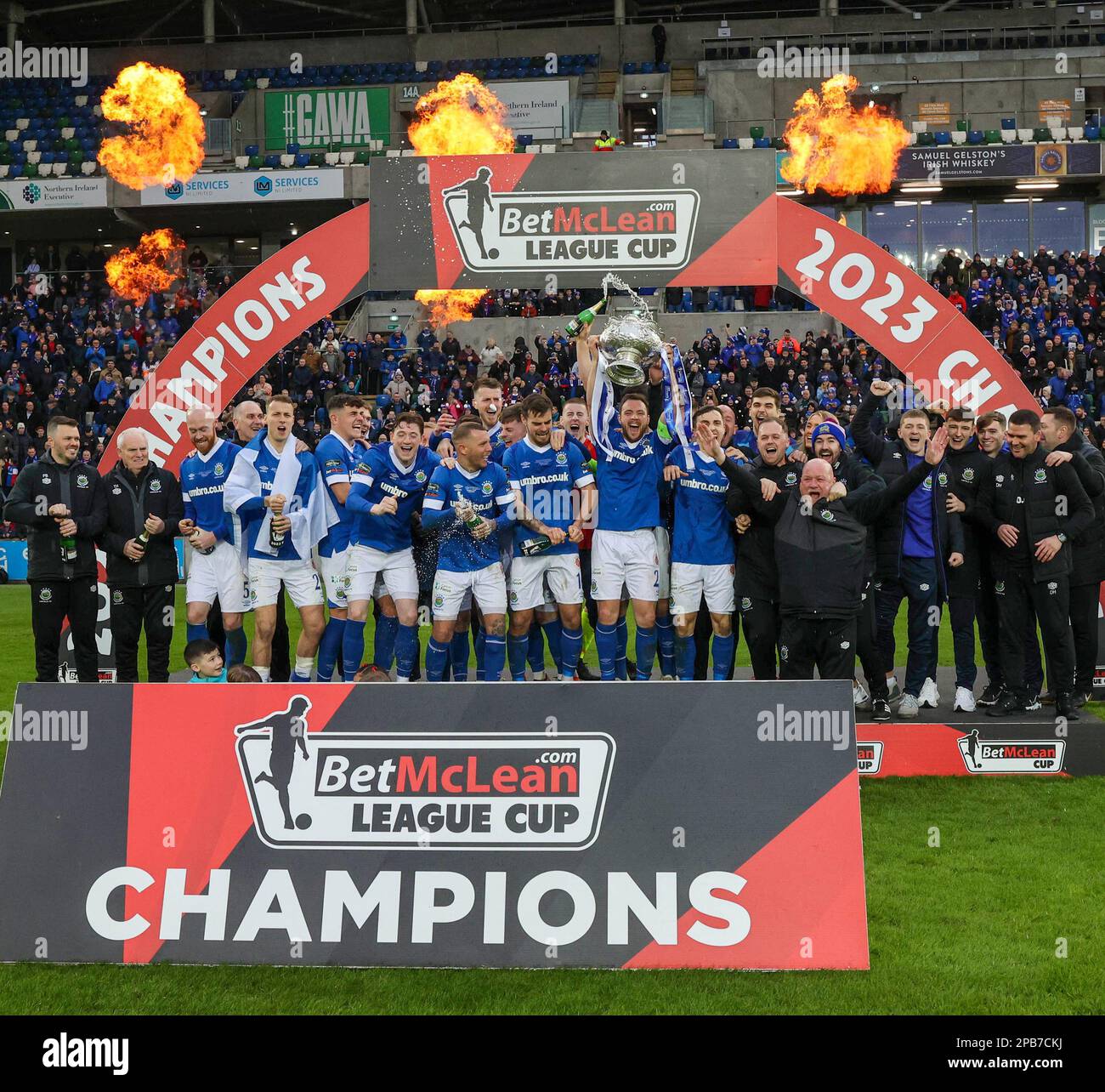 Betmclean coleraine linfield 2023 hi-res stock photography and images ...