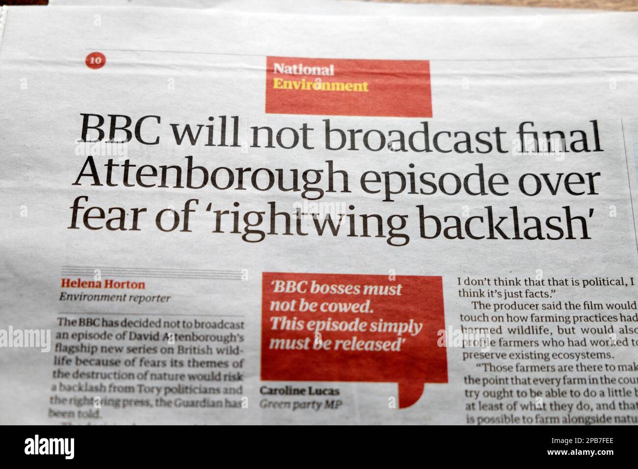 'BBC will not broadcast final Attenborough episode over fear of ...