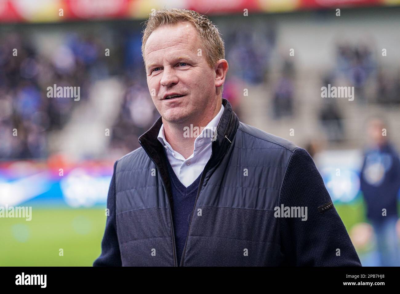 GENK, BELGIUM - MARCH 12: head coach Wouter Vrancken of KRC Genk during ...