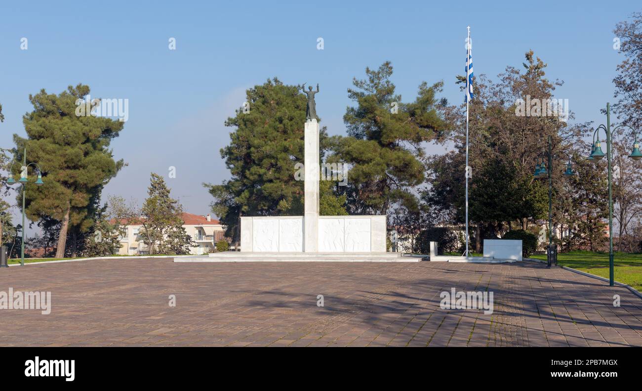 The Victory Monument, Larissa city, Thessaly, Greece Stock Photo - Alamy
