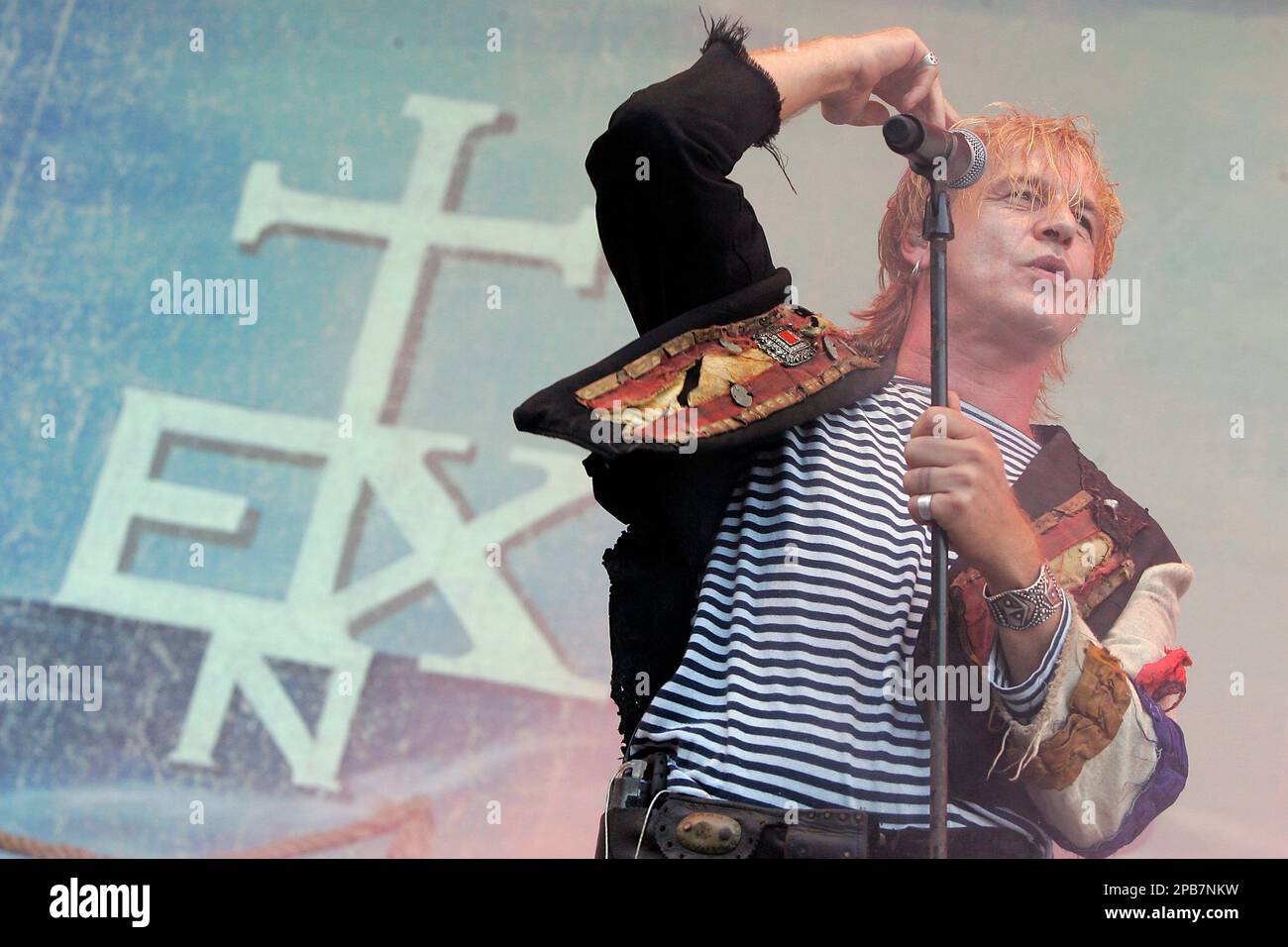 Singer Micha aka "Das letzte Einhorn" (The Last Unicorn) of German folk ...