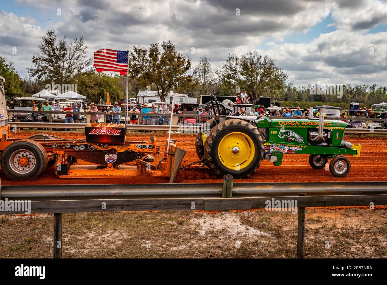 John Deere Pulling Tractor Wallpaper
