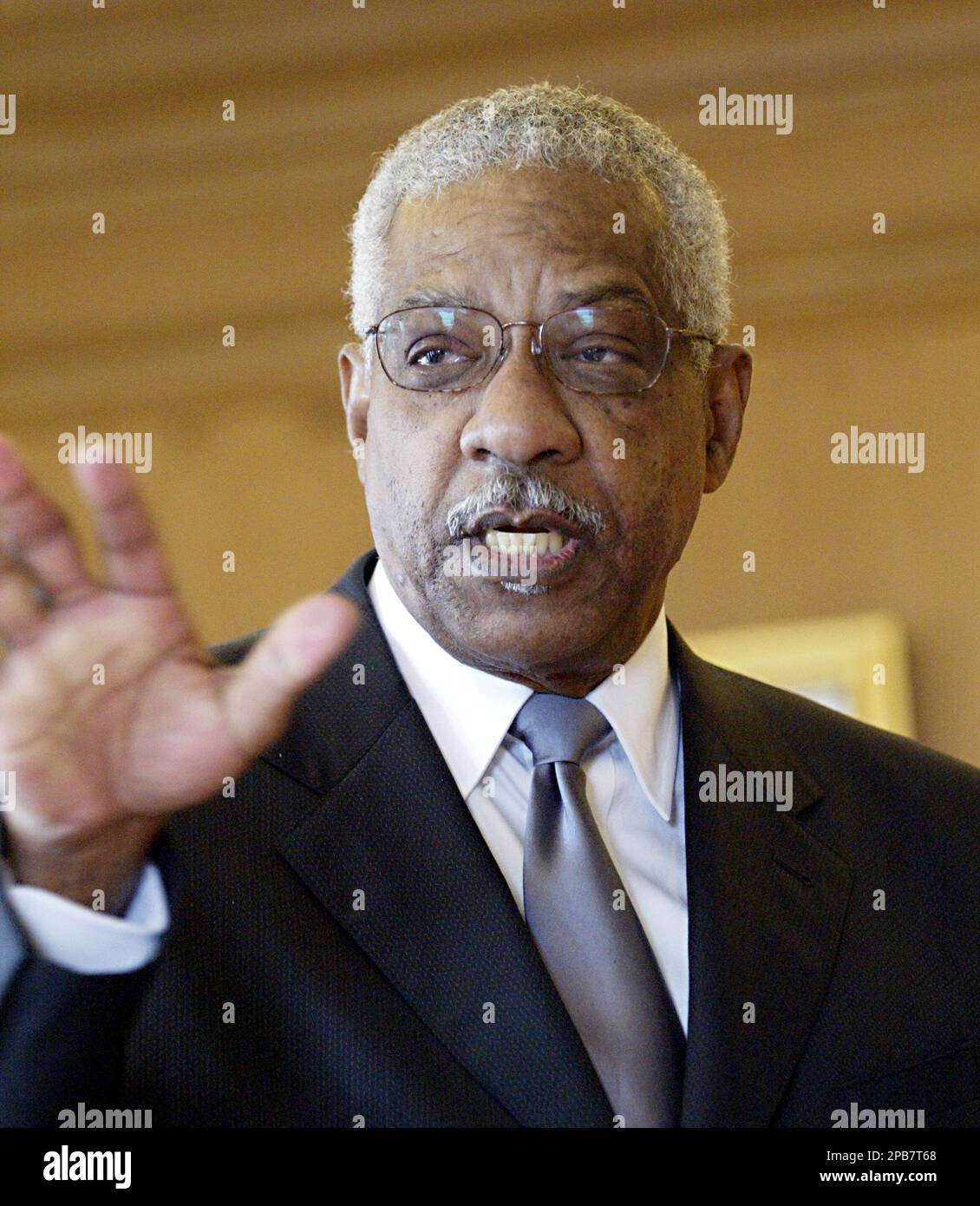 Thomas Cole Jr., a former Clark Atlanta University President, speaks ...