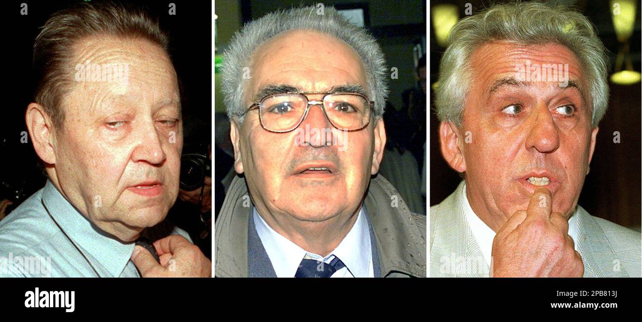 ** ARCHIV ** Die Kombo aus Archivbildern zeigt die ehemaligen SED ...