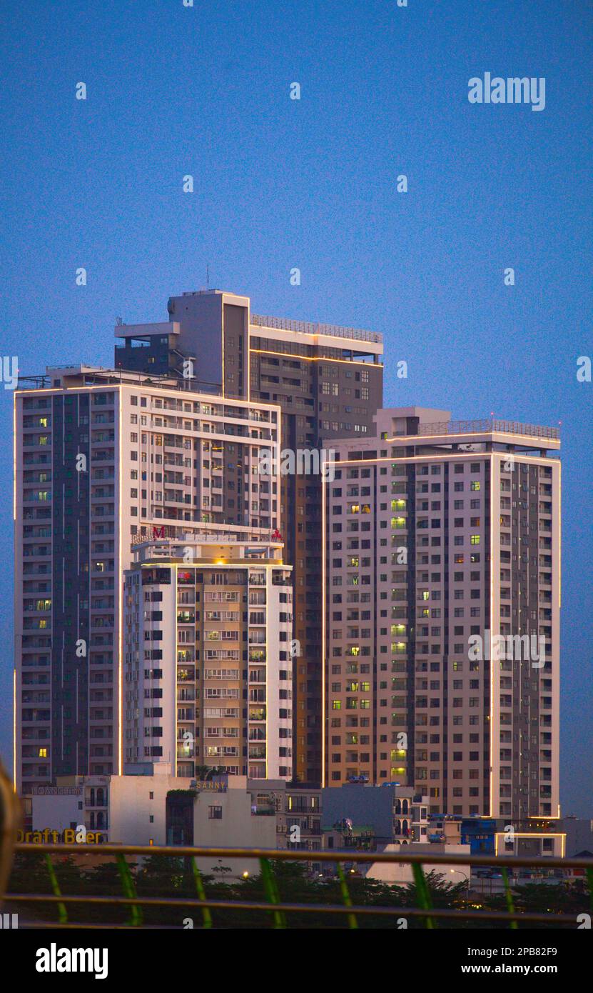 Vietnam, Da Nang, skyline, skyscrapers, modern architecture Stock Photo ...