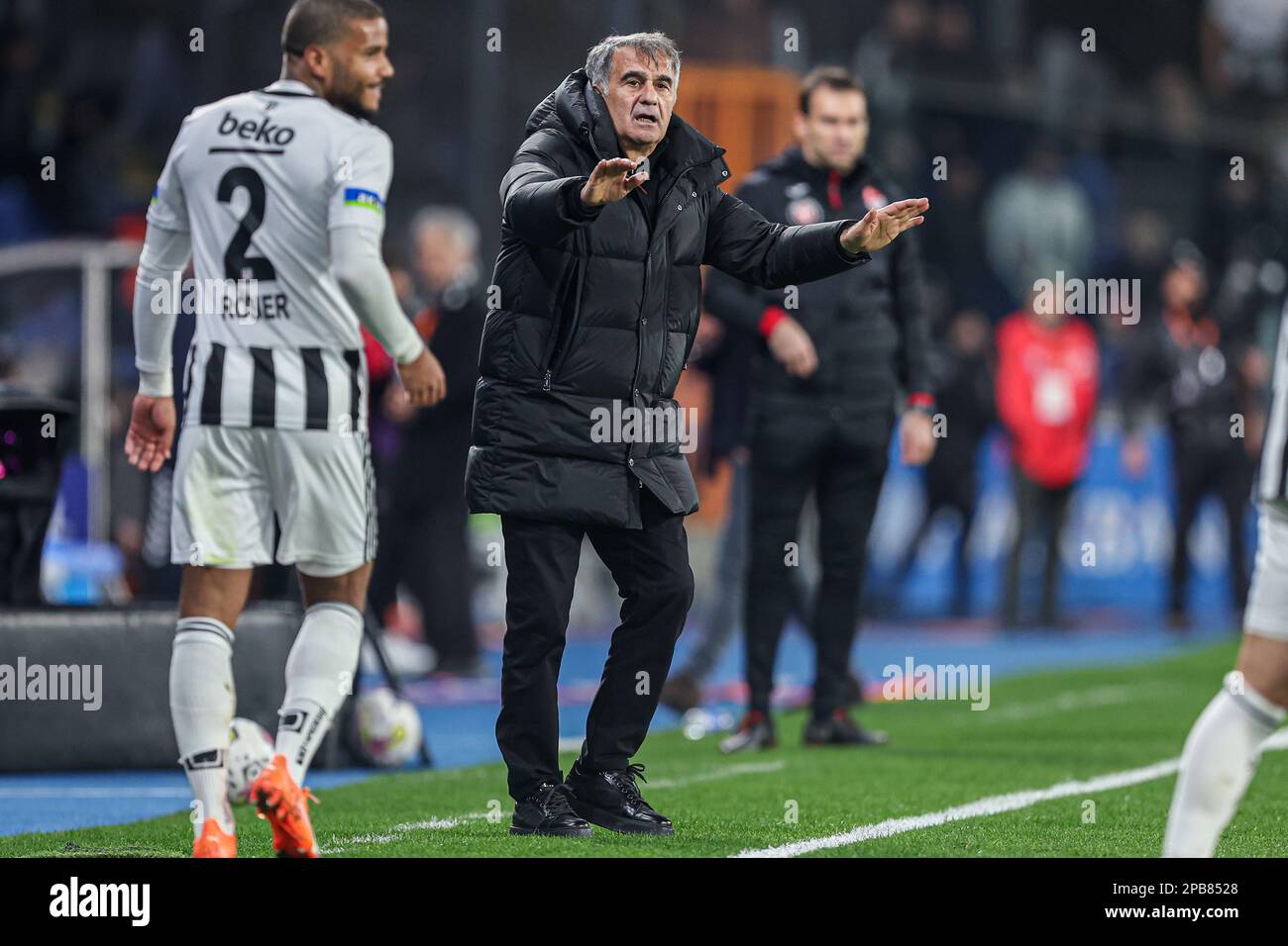 ISTANBUL, TURKEY - MARCH 12: Senol Gunes of Besiktas during the Turkish ...
