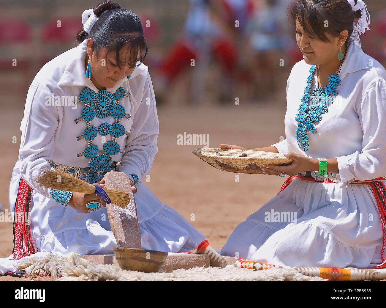 Dinetah Navajo Dancers, from Albuquerque, N.M., perform the Corn ...