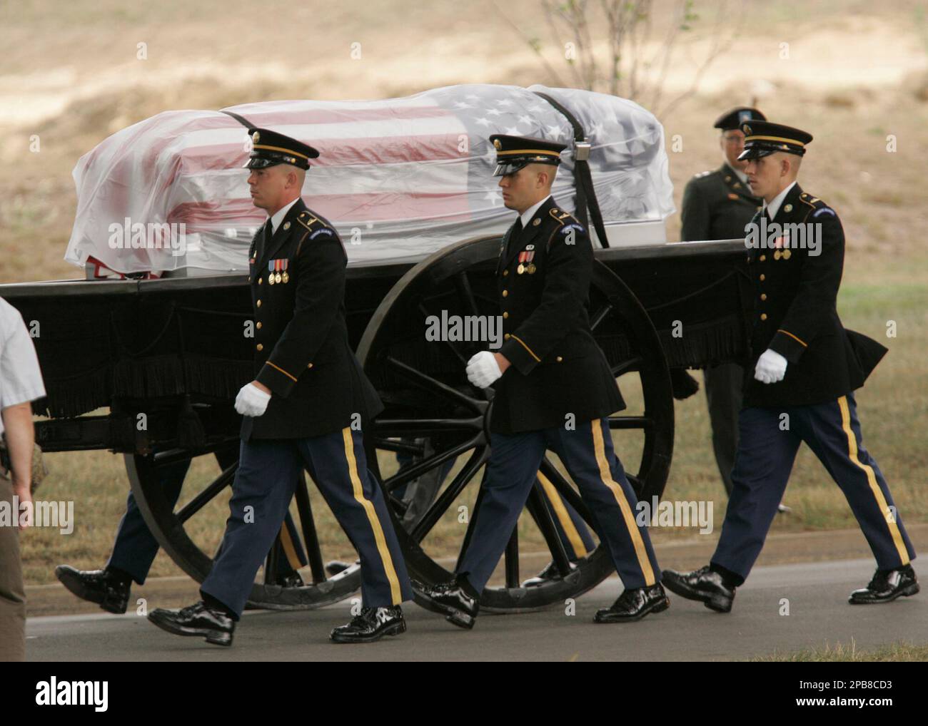 The caisson carrying the casket of Army Capt. Maria Ines Ortiz arrives ...