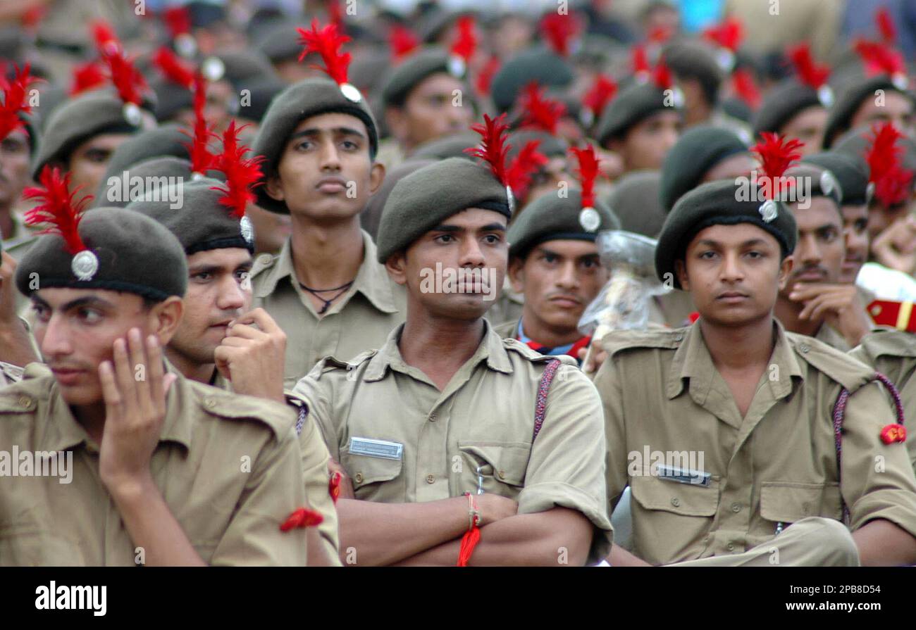 National Cadet Corps members participate in the August Kranti Divas ...