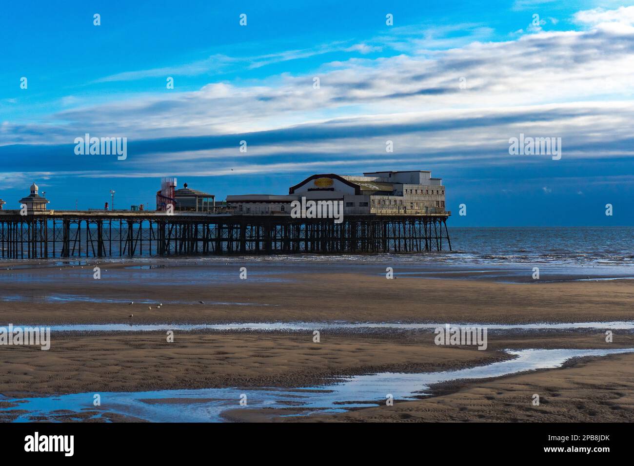 Blackpool drone aerial hi-res stock photography and images - Alamy