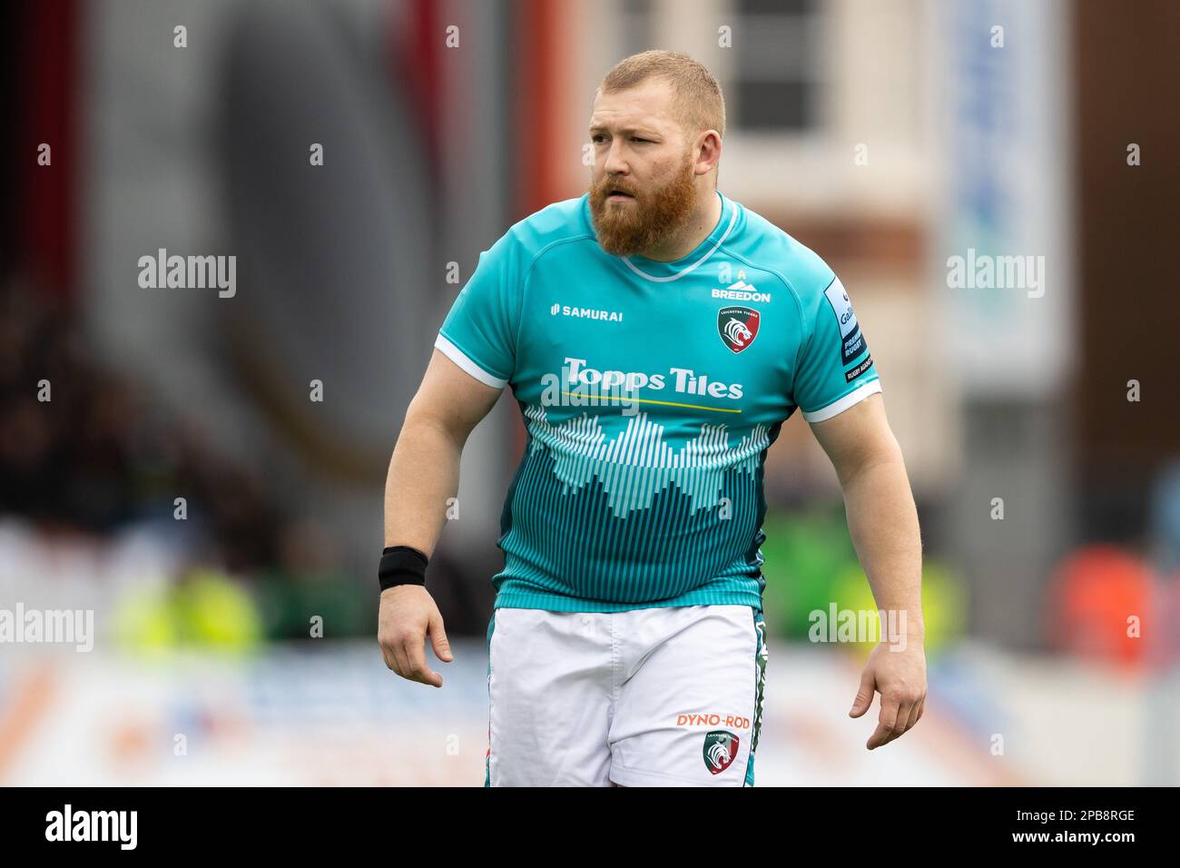 Tom West of Leicester Tigers during the Gallagher Premiership match ...