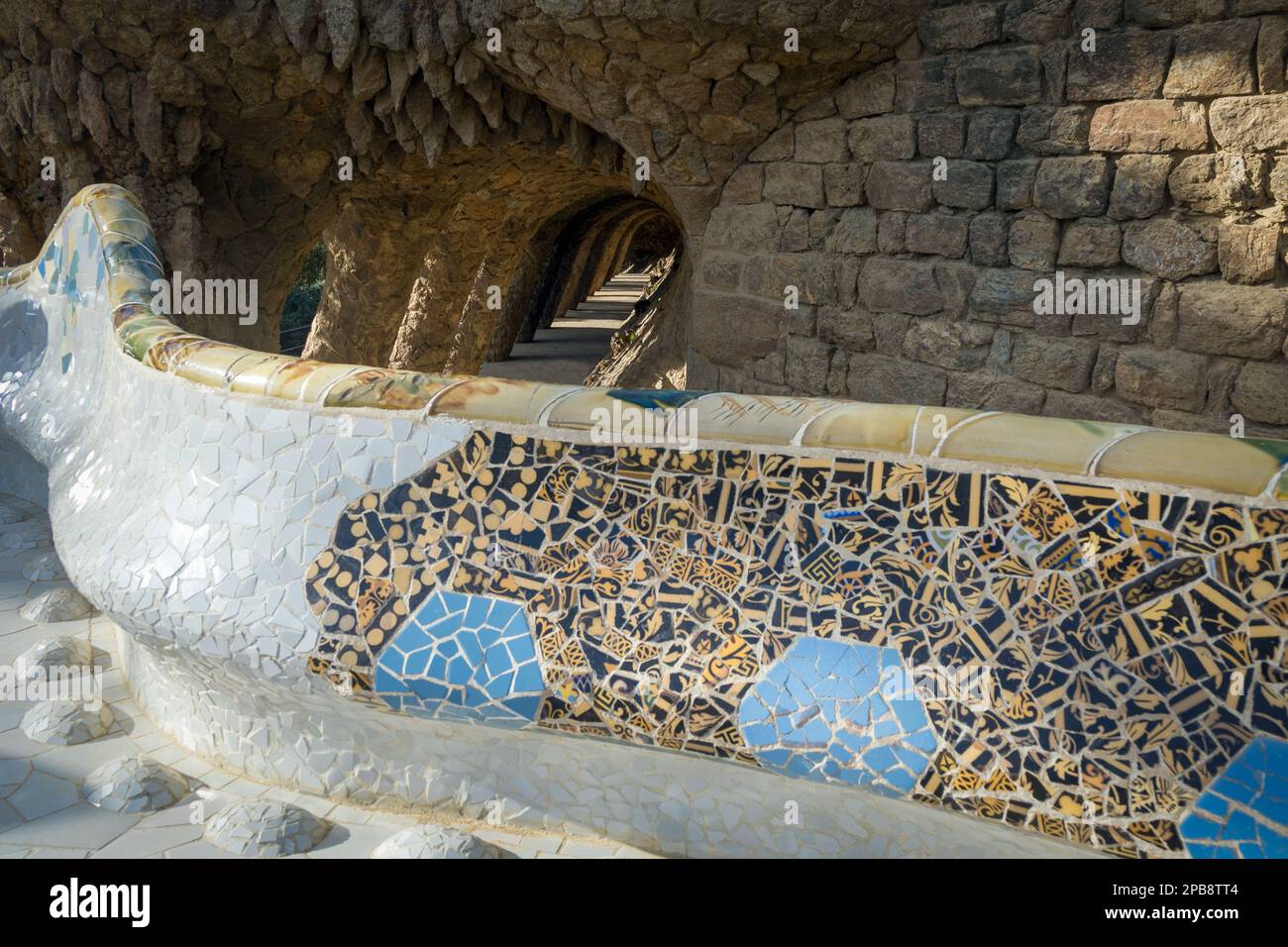 Spagna parc guell hi-res stock photography and images - Alamy