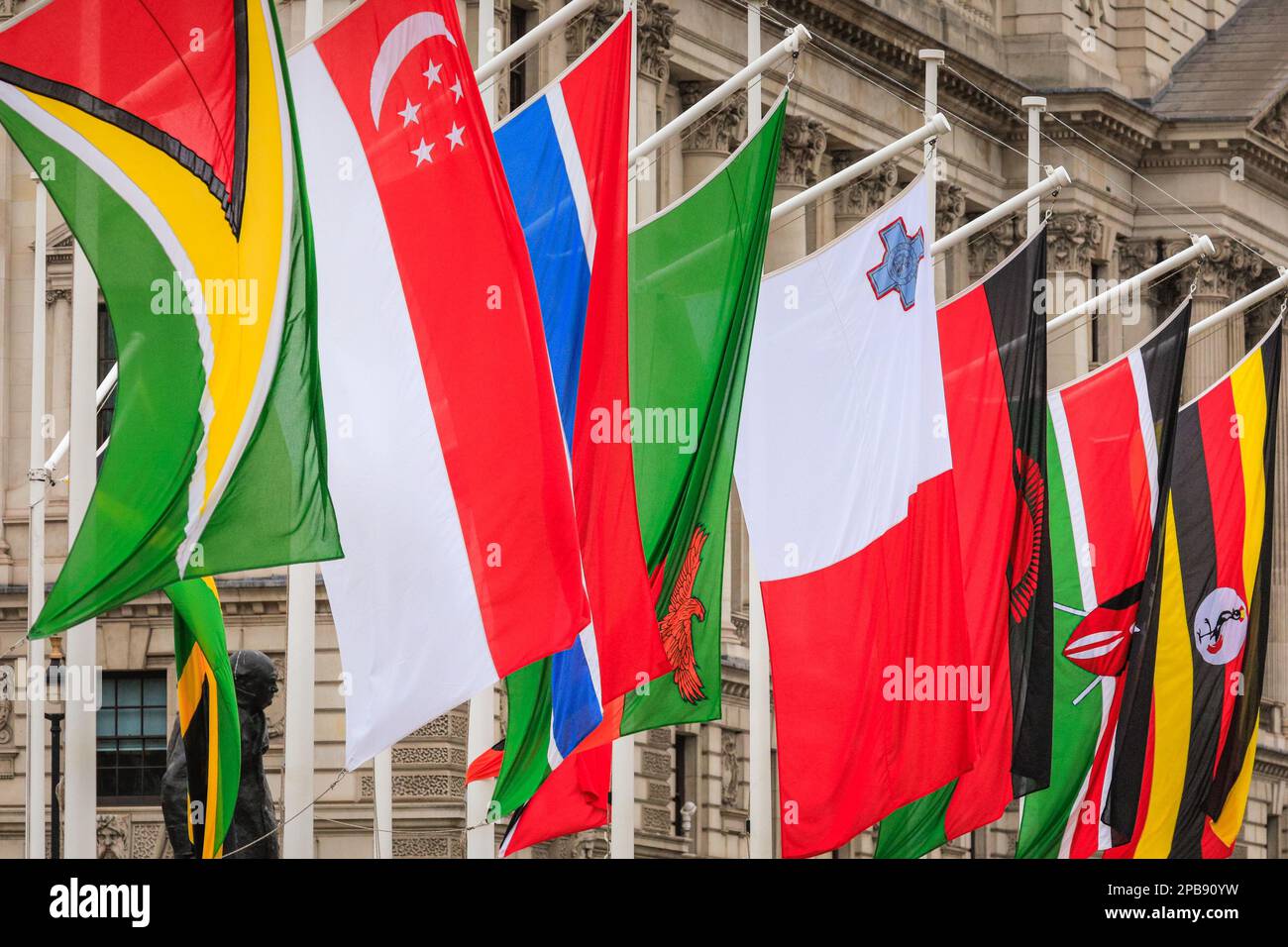 Flags of the british commonwealth hi-res stock photography and images ...
