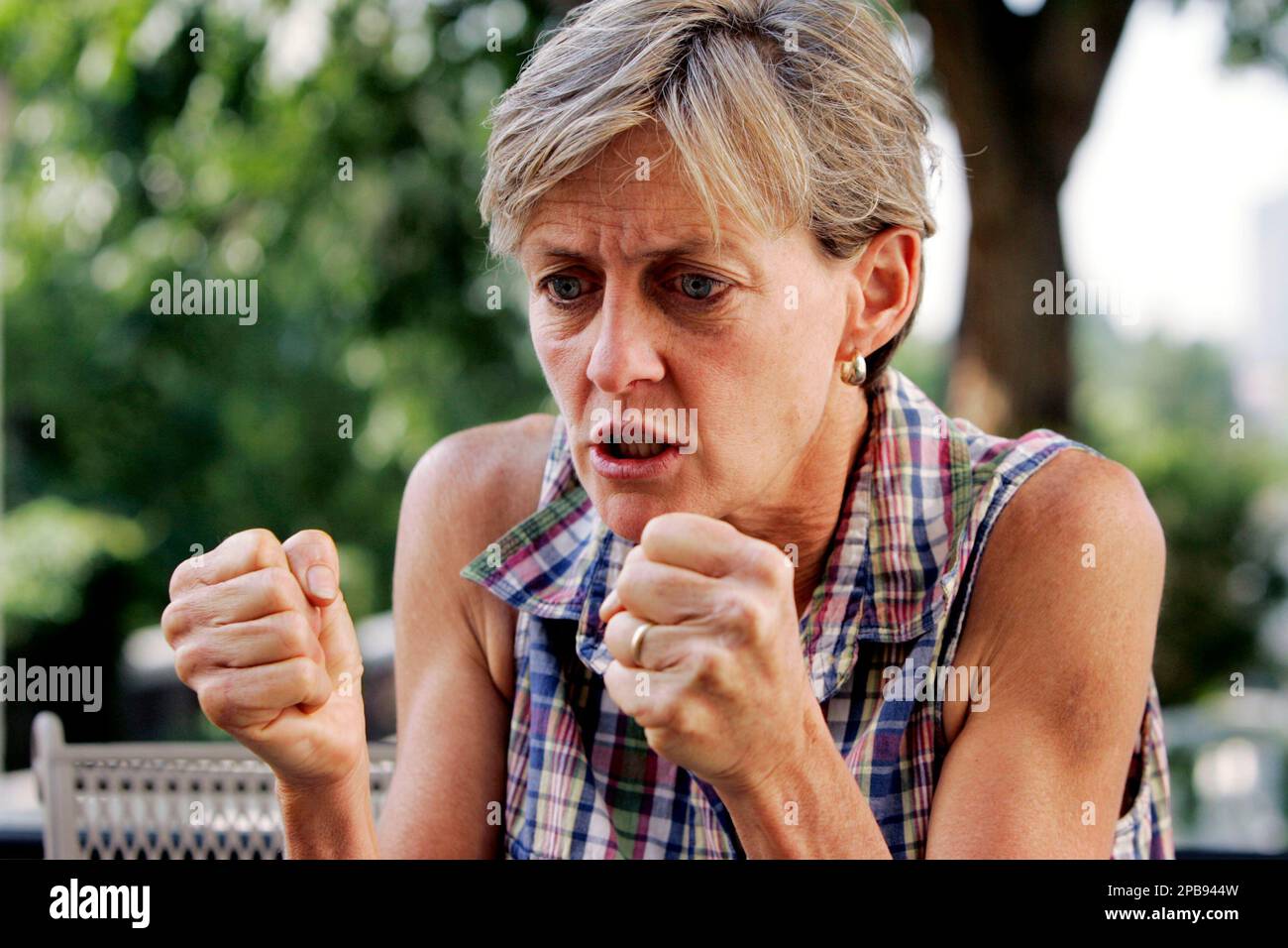 ** ADVANCE FOR WEEKEND, AUG. 4-5 ** Colorado's first lady Jeannie ...