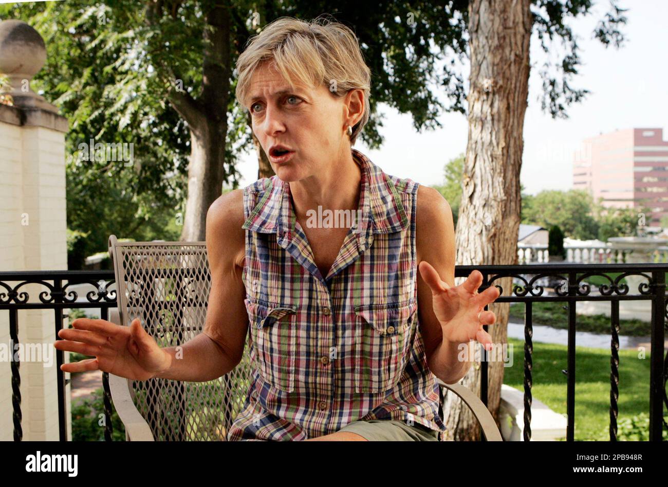 ** ADVANCE FOR WEEKEND, AUG. 4-5 ** Colorado's first lady Jeannie ...