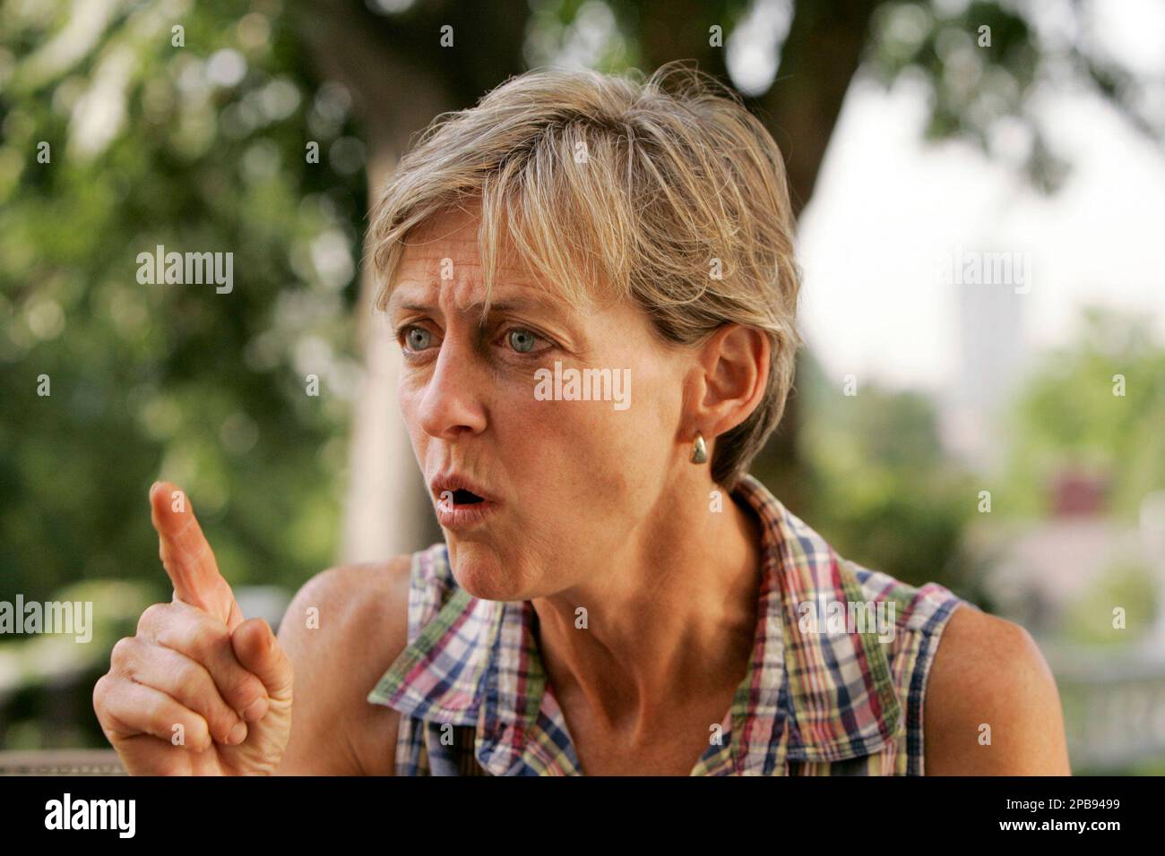 ** ADVANCE FOR WEEKEND, AUG. 4-5 ** Colorado's first lady Jeannie ...