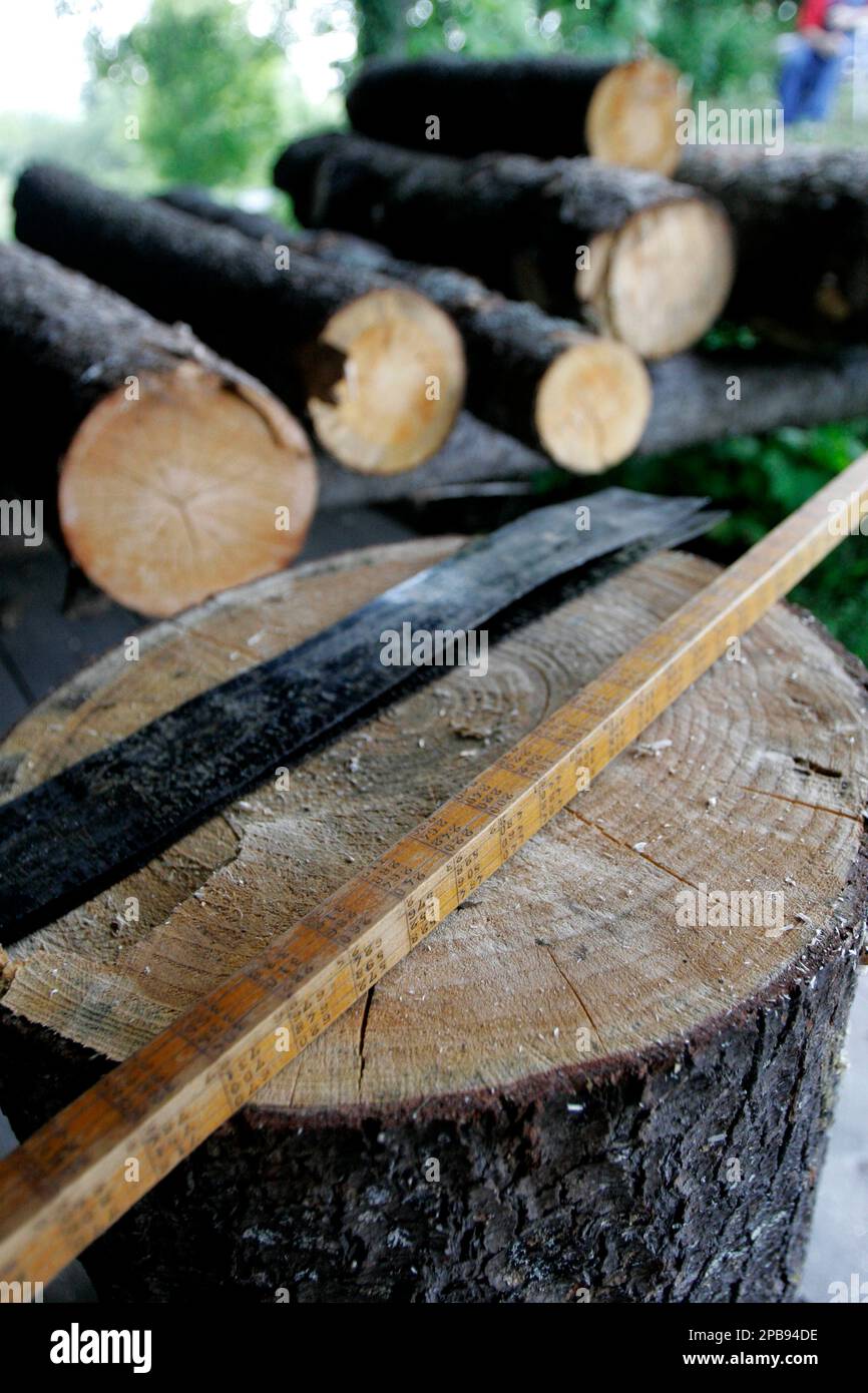 **ADVANCE FOR SUNDAY AUG. 5**Antique measuring tools are seen at the ...