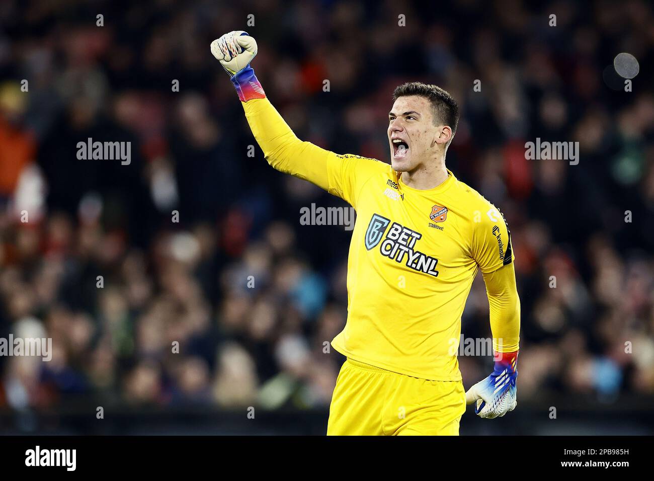 ROTTERDAM - FC Volendam goalkeeper Filip Stankovic during the Dutch ...