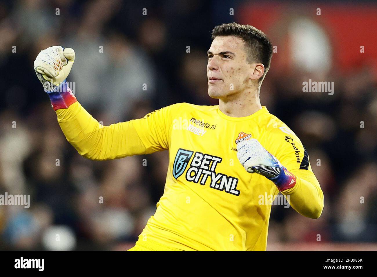 ROTTERDAM - FC Volendam goalkeeper Filip Stankovic during the Dutch ...