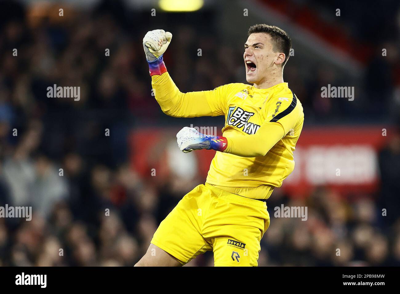 ROTTERDAM - FC Volendam goalkeeper Filip Stankovic during the Dutch ...