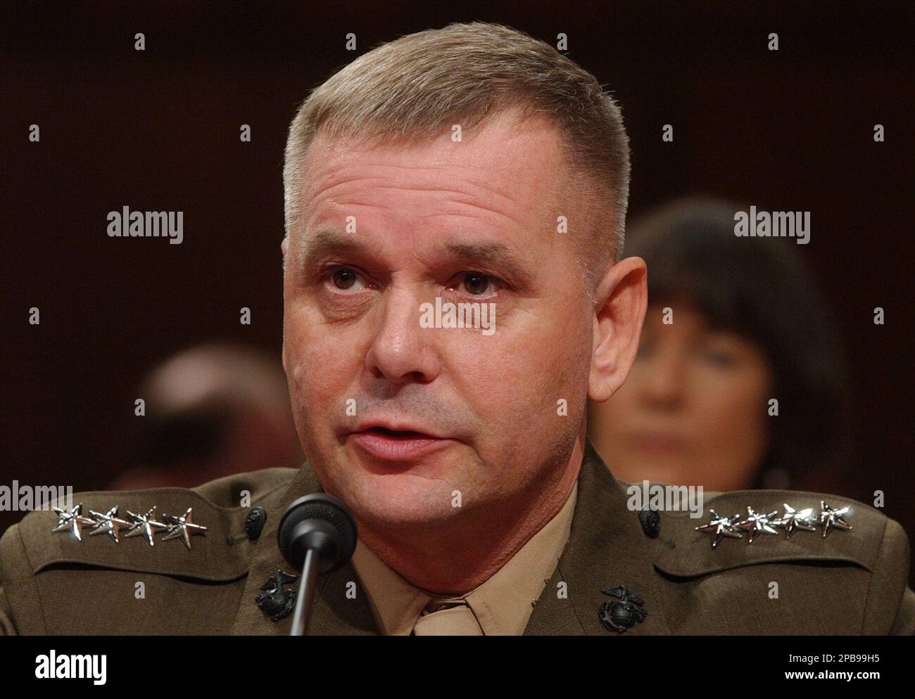 Gen. James Cartwright testifies on Capitol Hill in Washington, Tuesday ...
