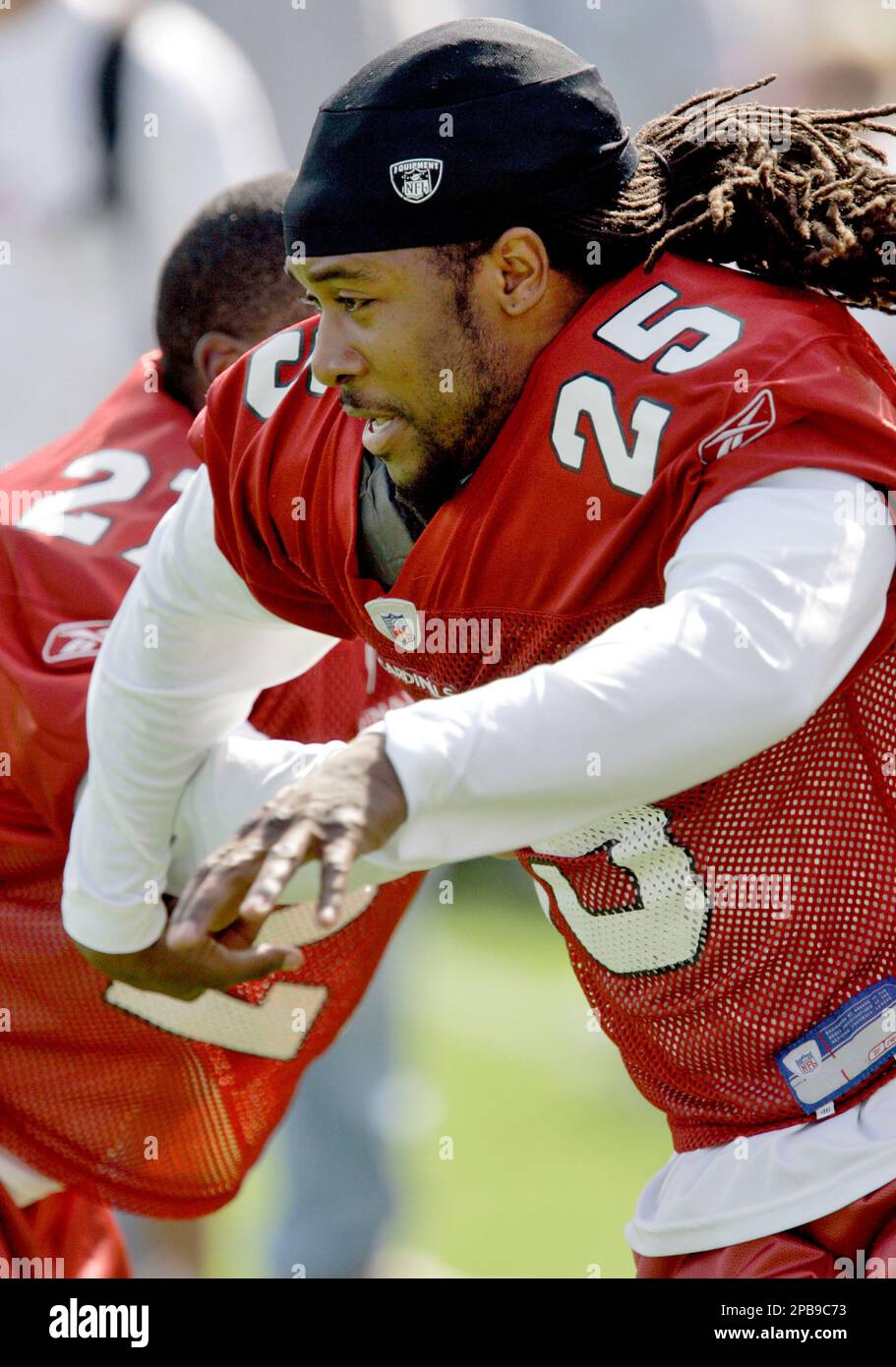 Arizona Cardinals' cornerback Eric Green (25) breaks a tackle during ...