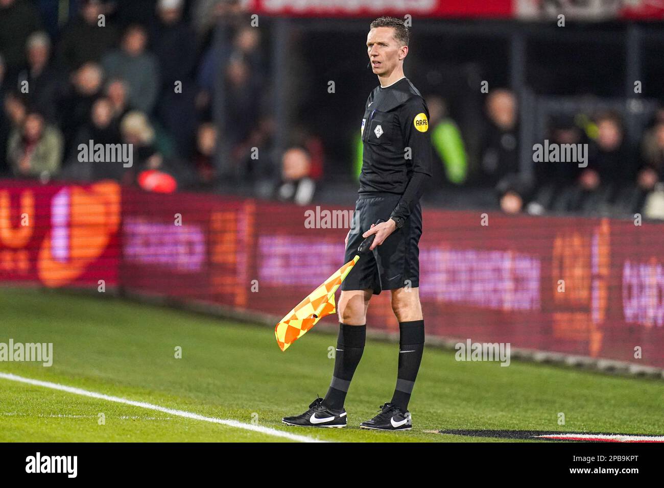 ROTTERDAM, NETHERLANDS - MARCH 12: Assistant Referee Johan Balder ...