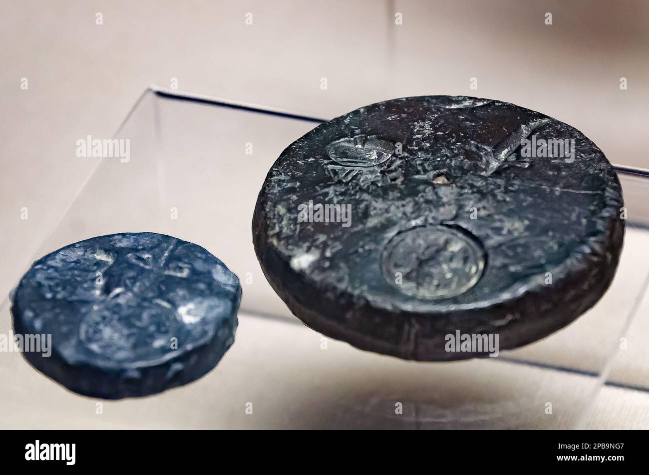 Lead scale weights recovered from the Henrietta Marie slave ship are ...