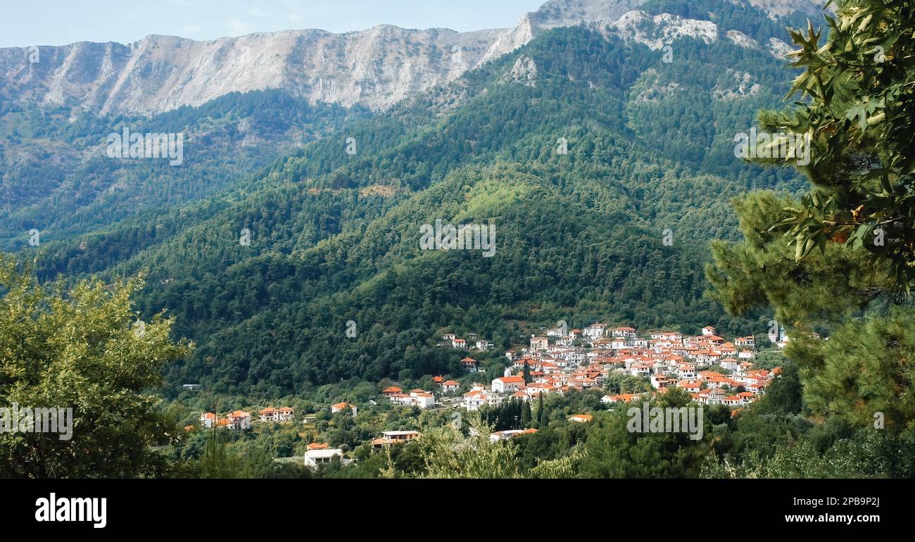 Potamia village thassos hi-res stock photography and images - Alamy