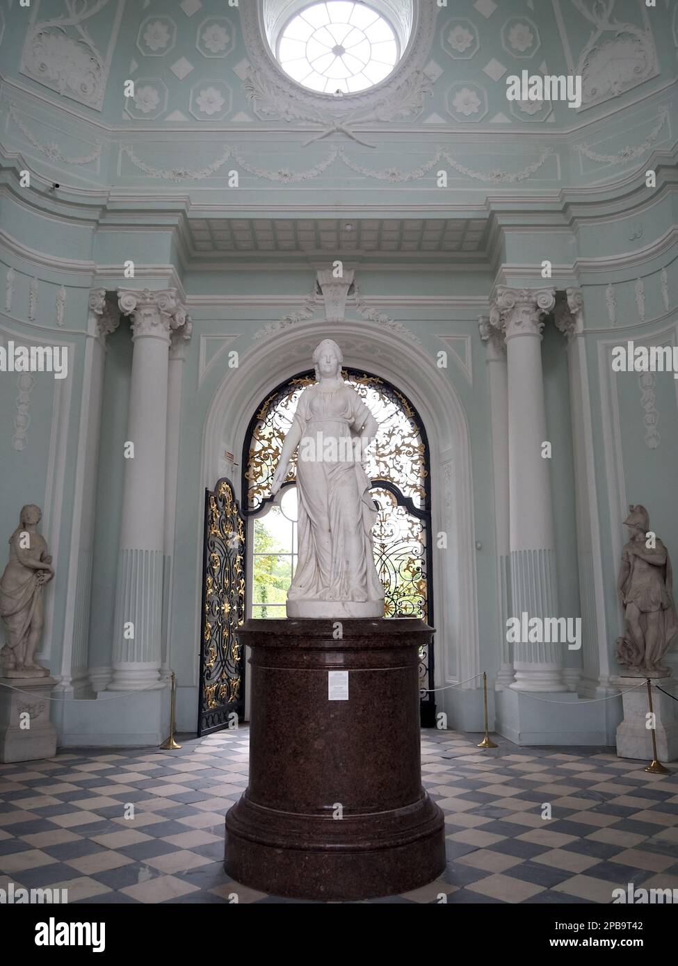 interior, Grotto Pavilion, Tsarskoye Selo (Tsar's Village), Pushkin ...