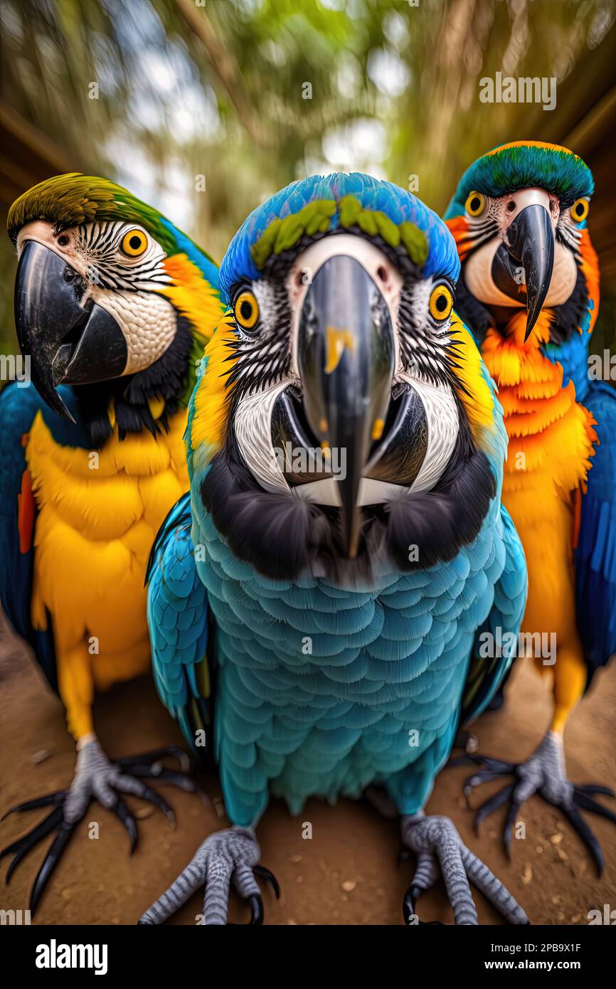 Quirky parrots hi-res stock photography and images - Alamy