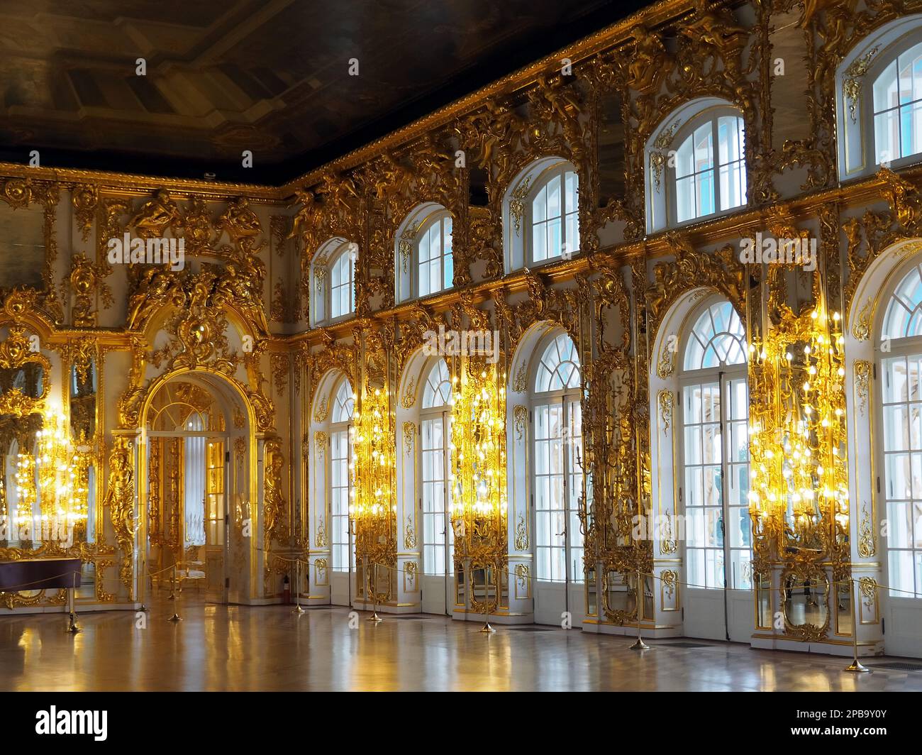 Great Hall, ballroom, Catherine Palace, Tsarskoye Selo (Tsar's Village ...