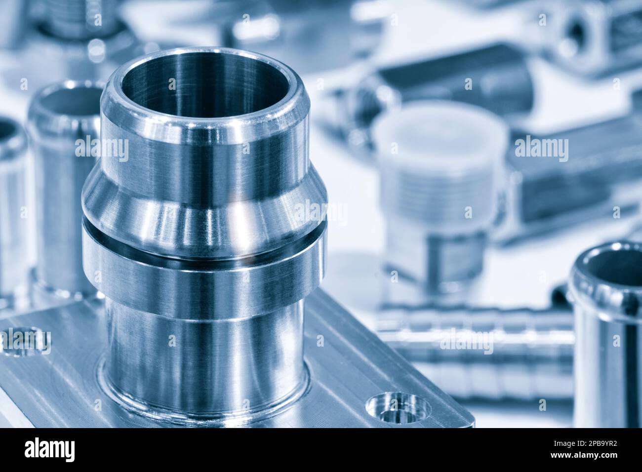 Many types of metal details industrial design background, engineering ...