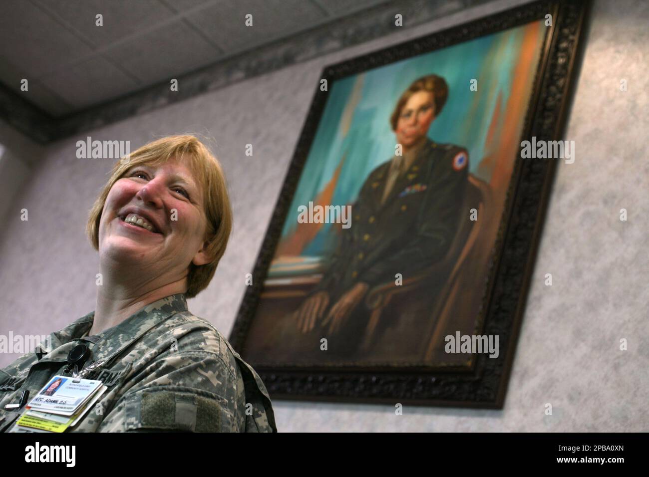 Army Lt. Col. Diane Adams, Chief of Women's Health at Blanchfield Army ...
