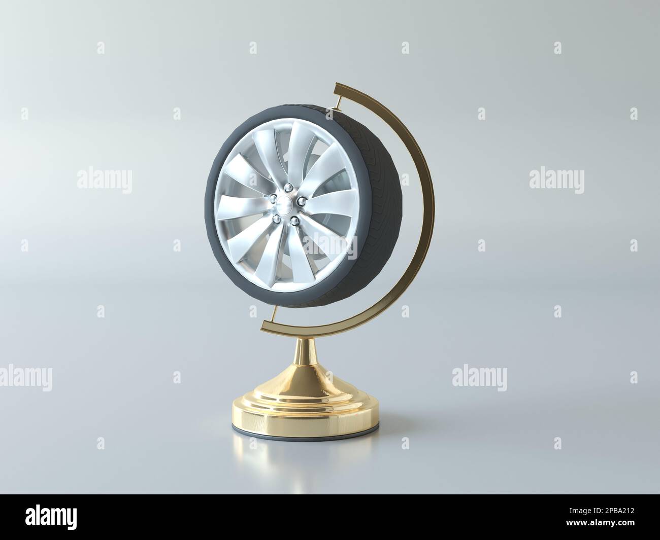 Buy new car wheels concept. Creative concept for the sale of tires, car ...