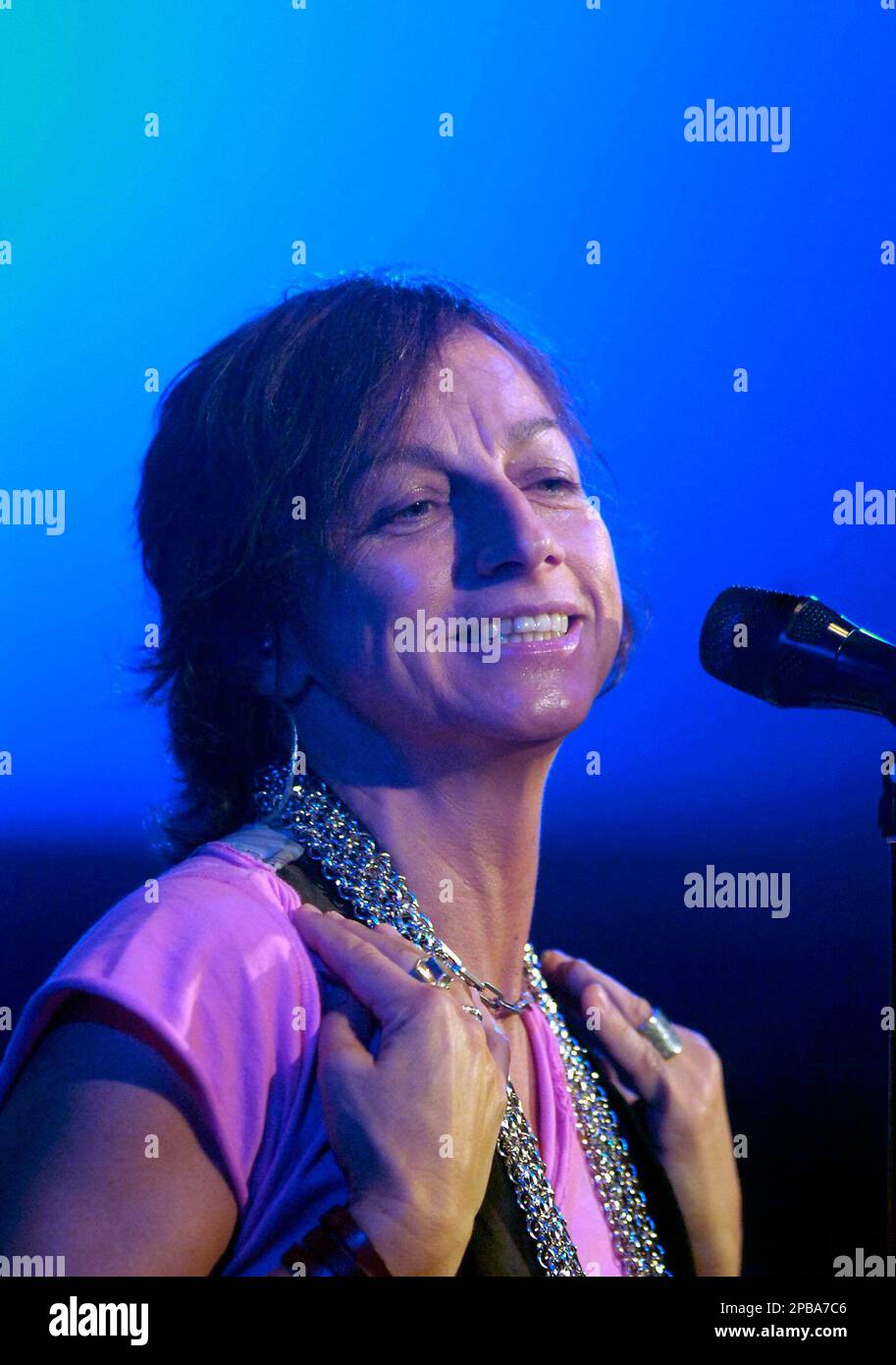 Italian Singer Gianna Nannini performs during her concert at the ...