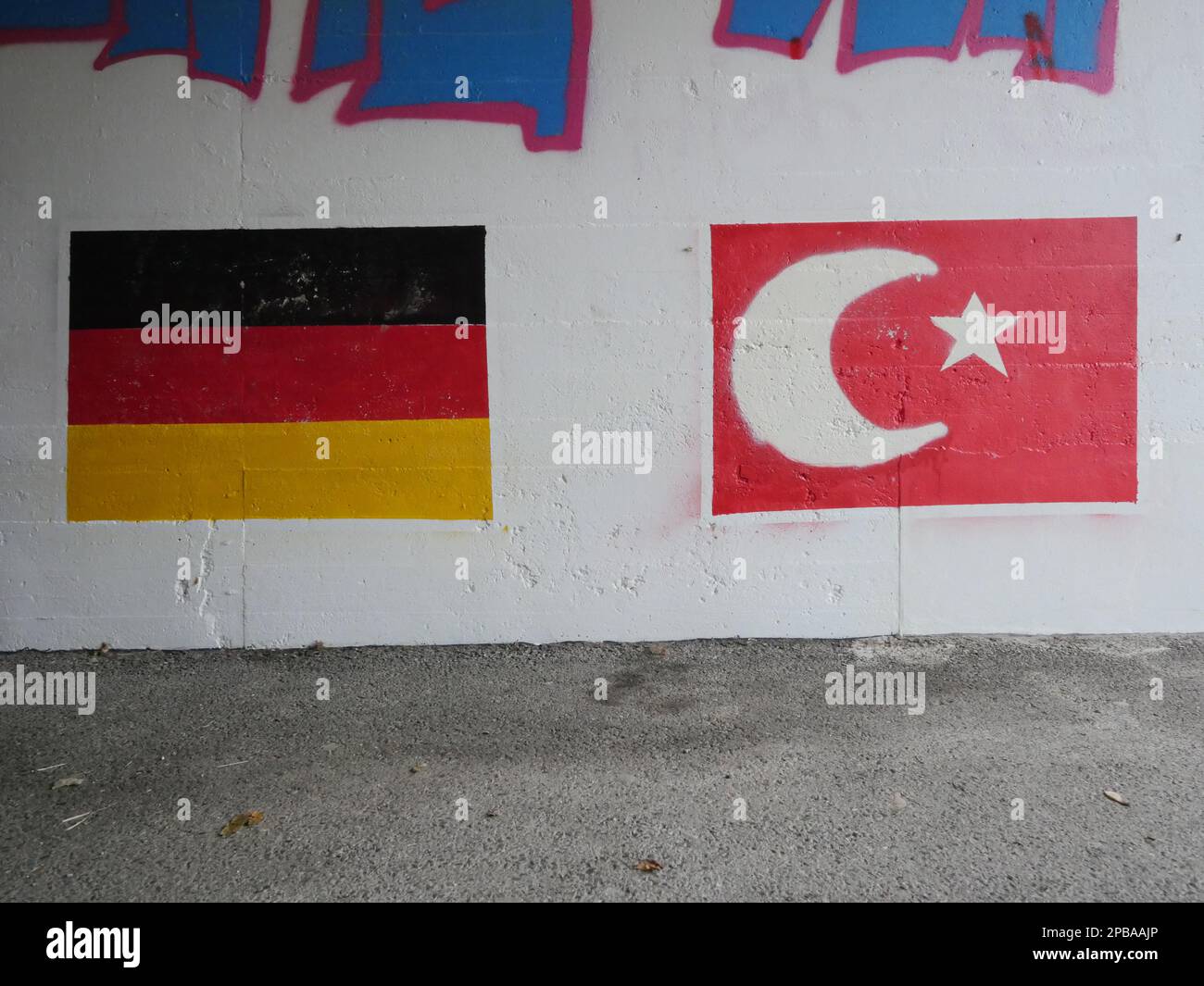 German Turkey Flag Stock Photo - Alamy