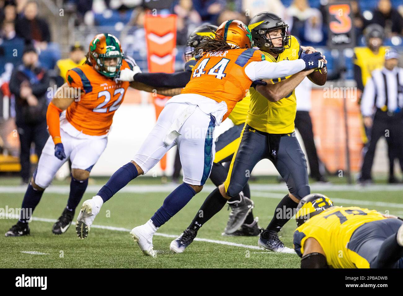 March 11, 2023, Seattle, Washington, USA: Seattle Sea Dragons player ...
