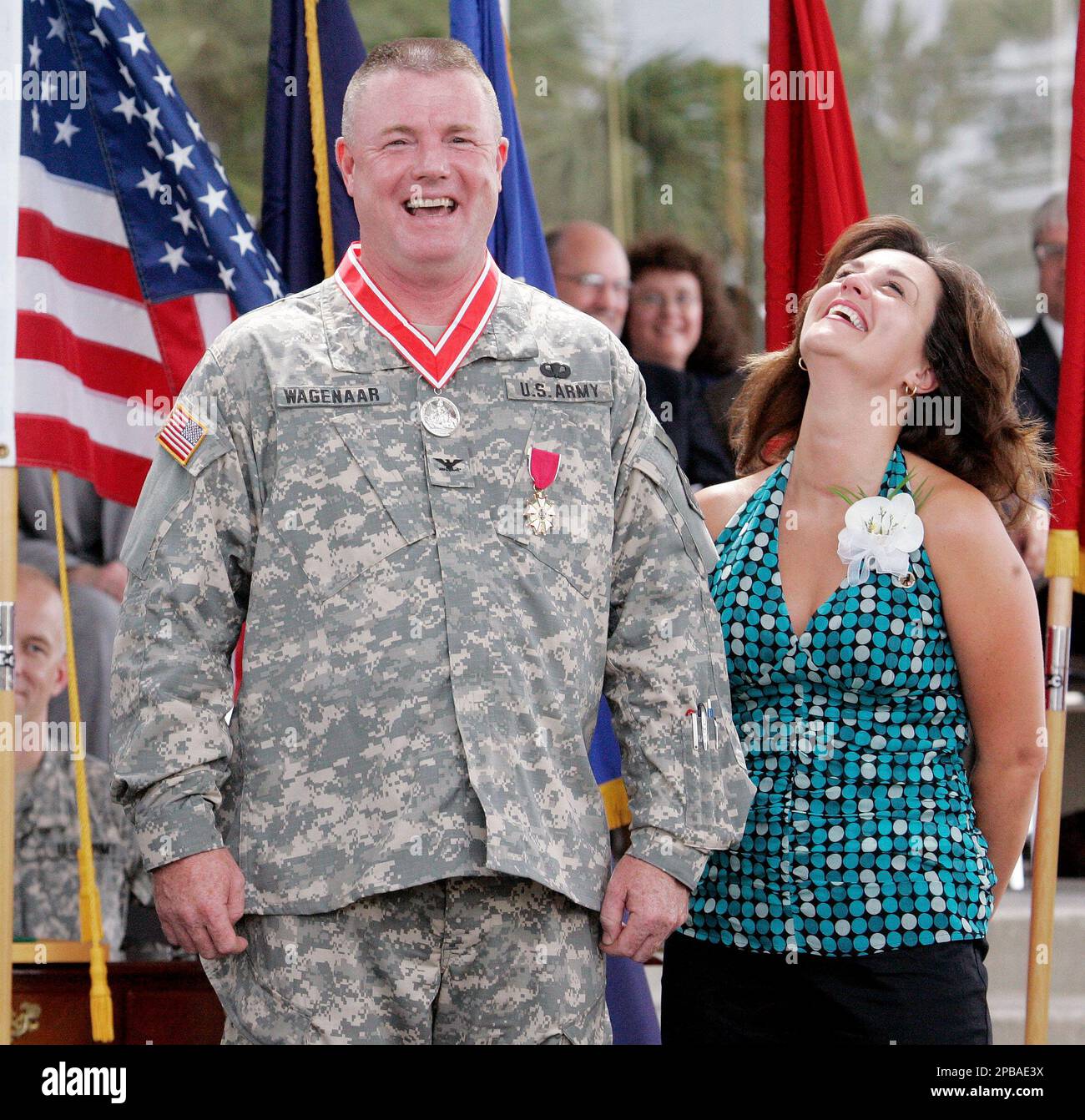 U.S. Army Corps of Engineers Col. Richard P. Wagenaar and his wife ...