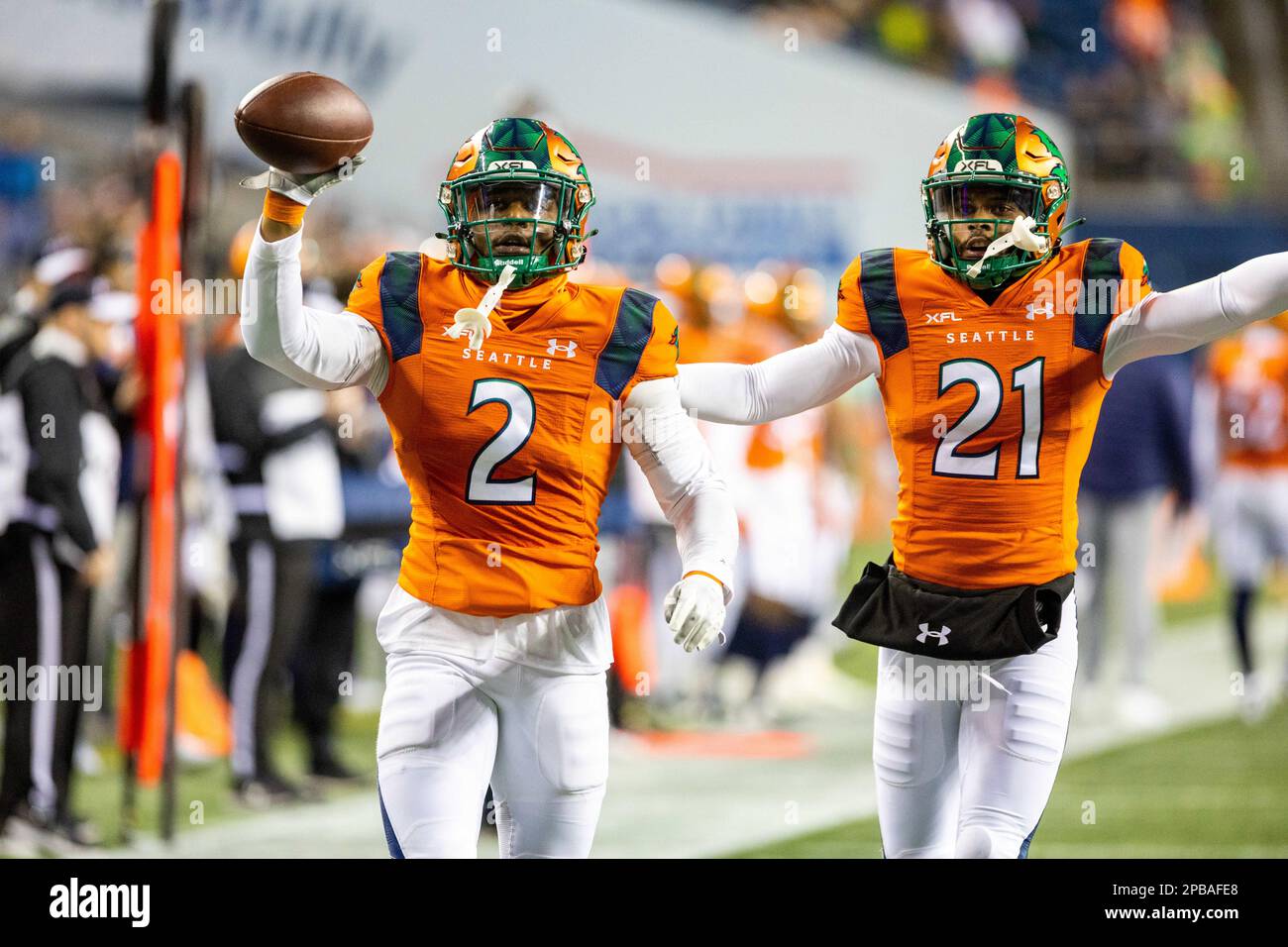 March 11, 2023, Seattle, Washington, USA: Seattle Sea Dragons player ...