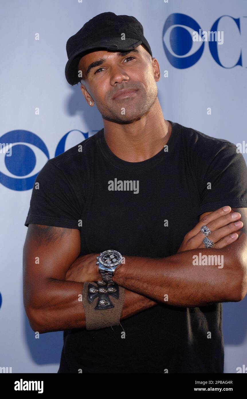 Actor Shemar Moore, from "Criminal Minds," arrives for the CBS "Stars ...