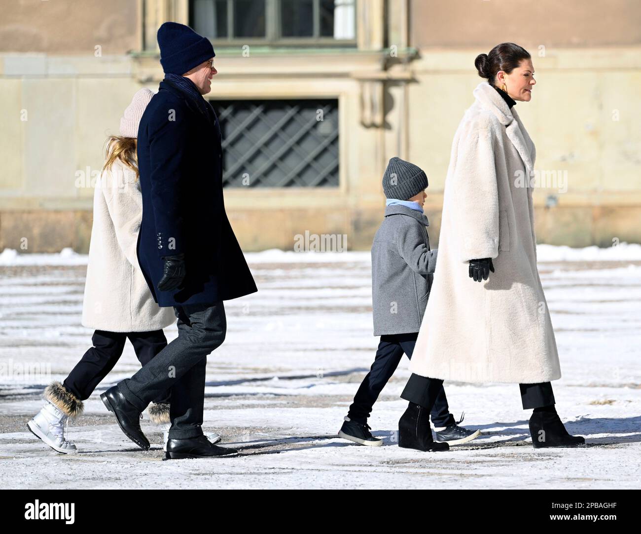Prins Daniel, prinsessan Estelle, kronprinsessan Victoria, prins Oscar ...