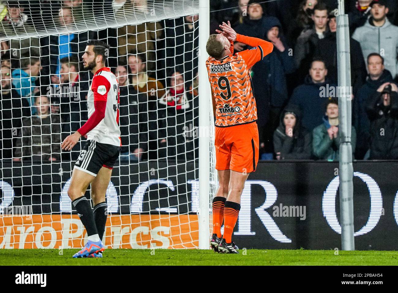 Rotterdam - Henk Veerman of FC Volendam during the match between Feyenoord v FC Volendam at ...