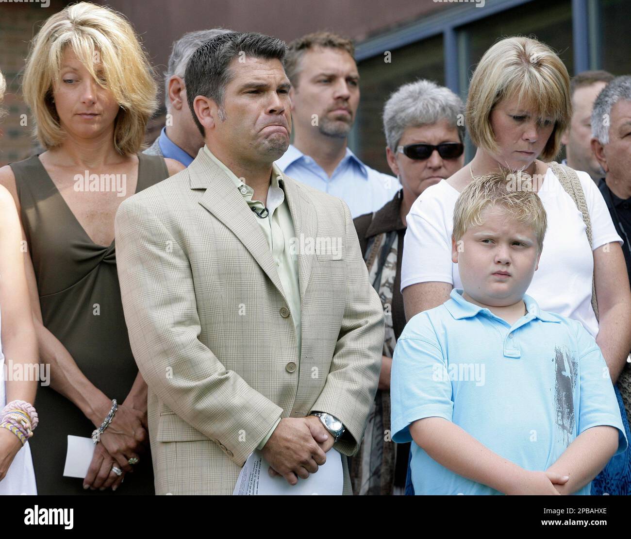 Station nightclub co-owner Jeffrey Derderian, second left, his wife ...