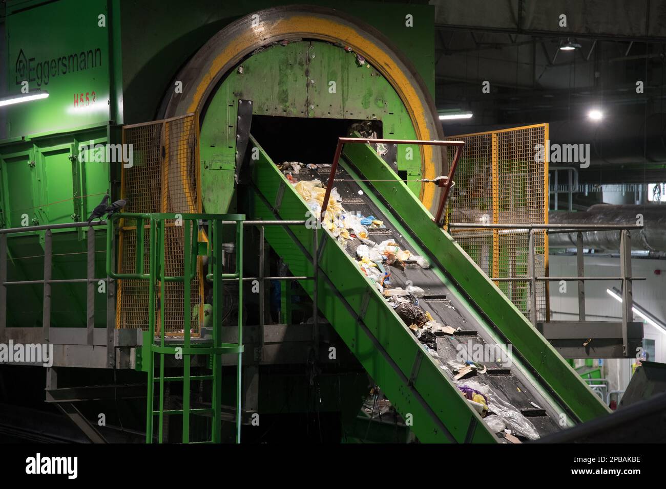 Municipal solid waste materials recovery facility in Gdansk, Poland ...