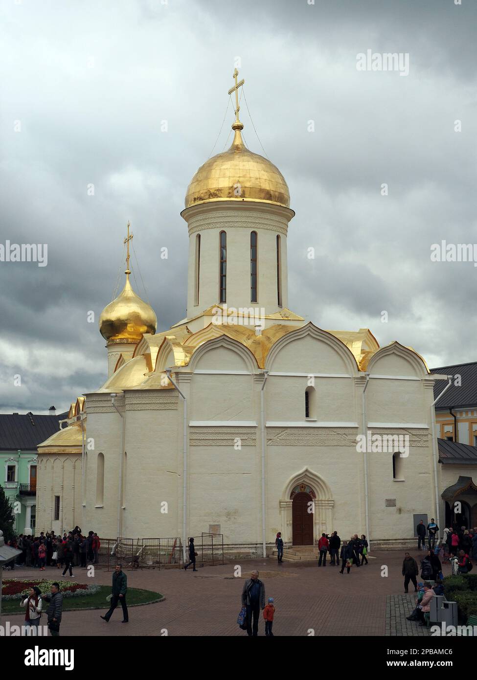 Trinity Cathedral, Trinity Lavra of St. Sergius, Russian monastery ...