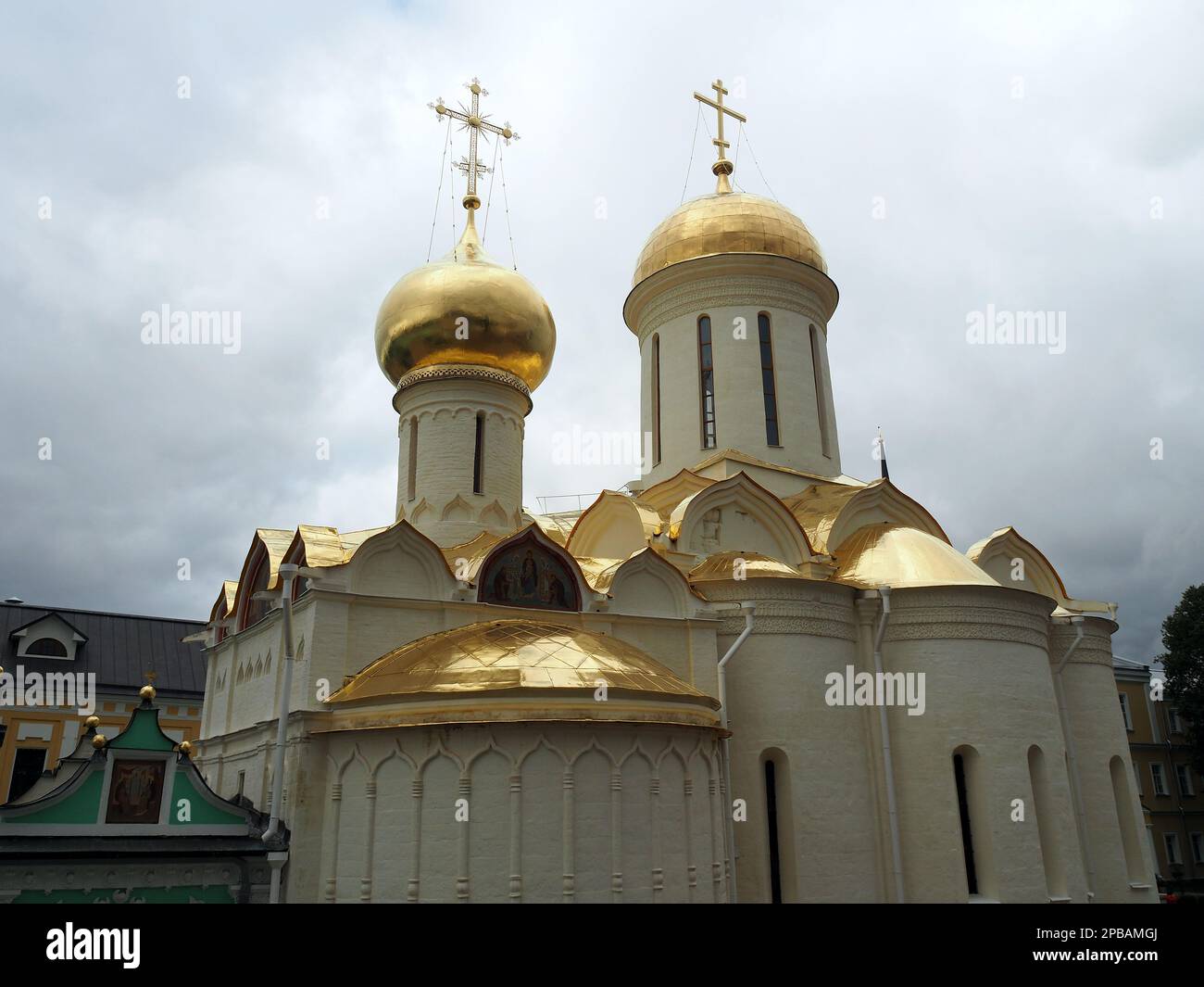Trinity Cathedral, Trinity Lavra of St. Sergius, Russian monastery ...