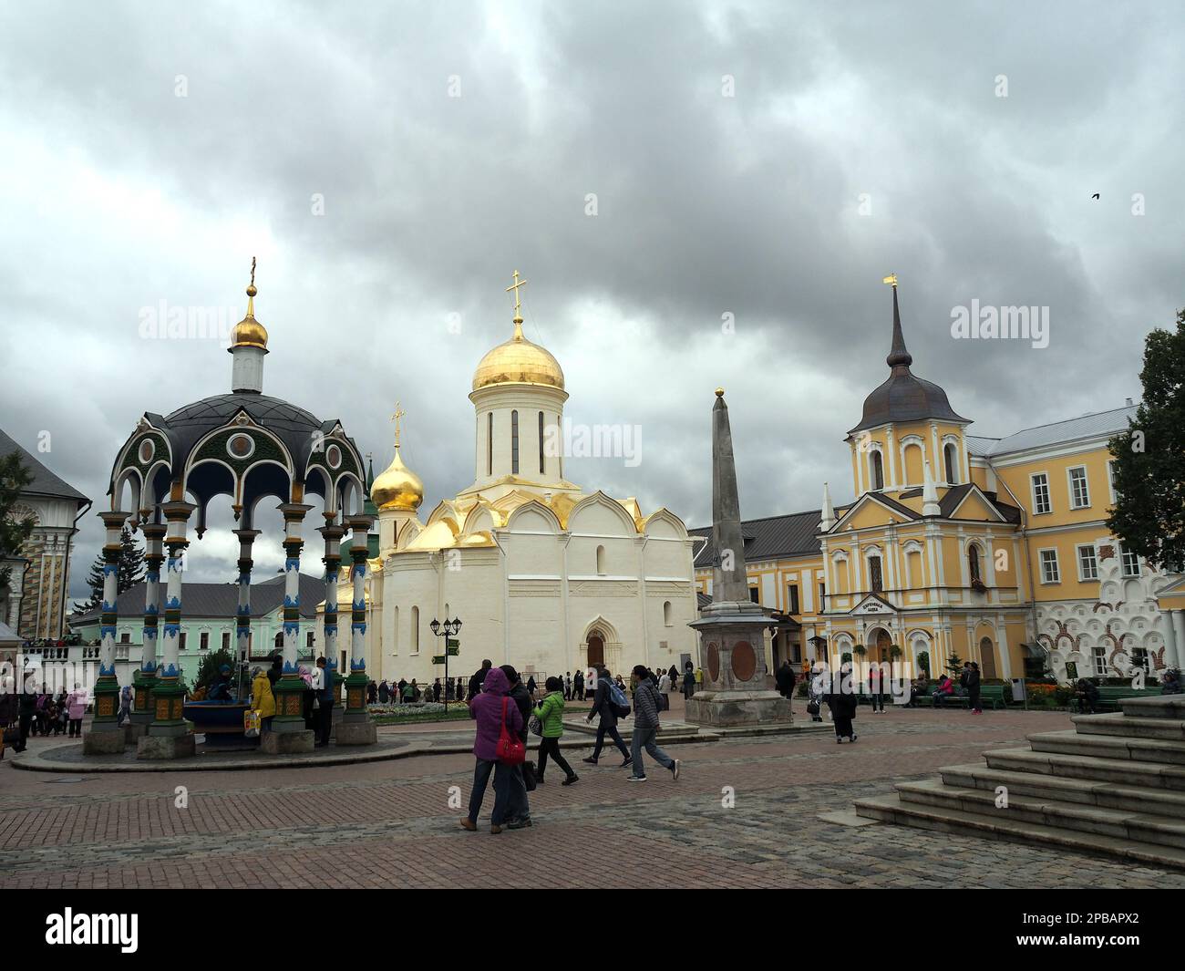 Trinity Lavra of St. Sergius, Russian monastery, Sergiyev Posad, Russia ...