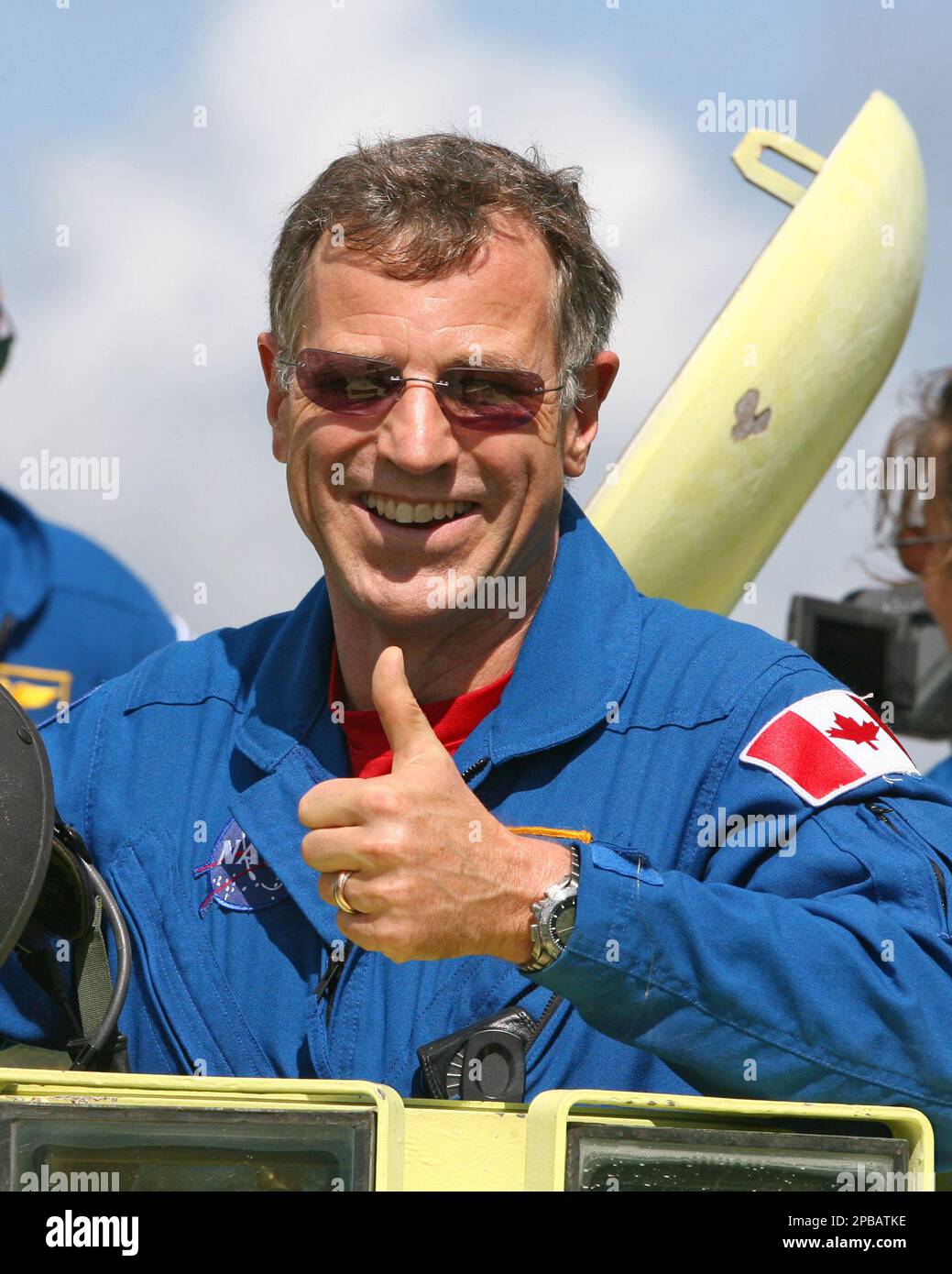 Canadian Space Agency astronaut Dave Williams, a member of the crew of ...