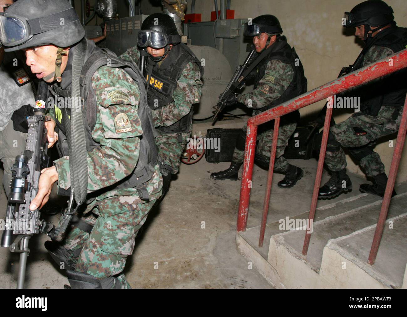 Elite Special Action Force (SAF) of the Philippine National Police ...